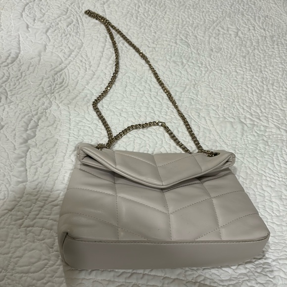 Bags | Leather Puffed Crossbody Bag | Poshmark